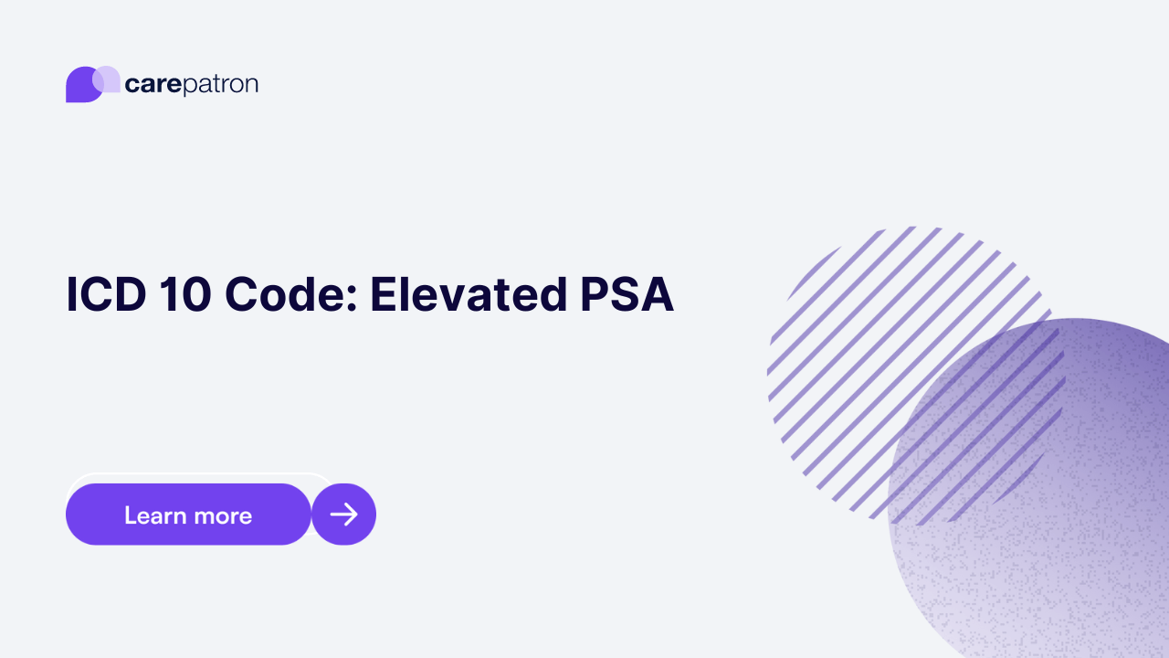 Elevated PSA ICD-10-CM Codes | 2023